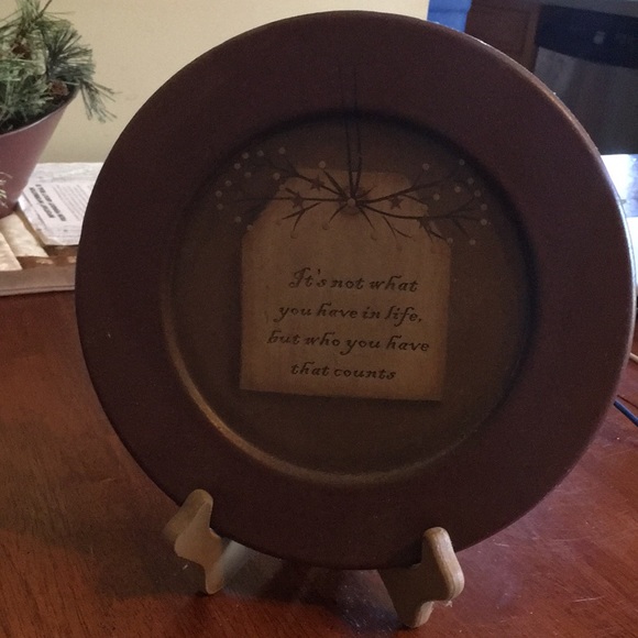 Accessories | Plate With Stand | Poshmark